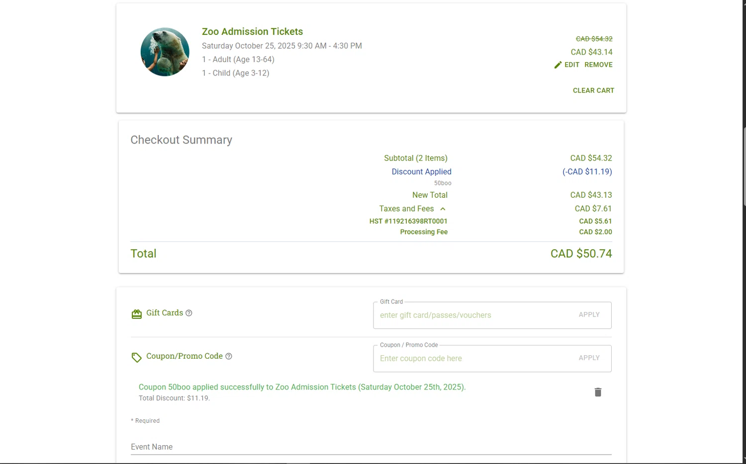 Toronto Zoo Promo Codes - 50% Off (4 Verified) Nov 2025