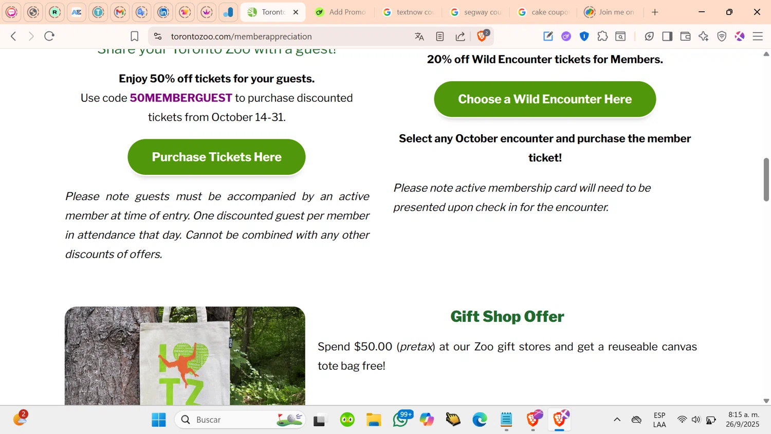 Toronto Zoo Promo Codes (4 Verified) - 50% Off Oct 2025