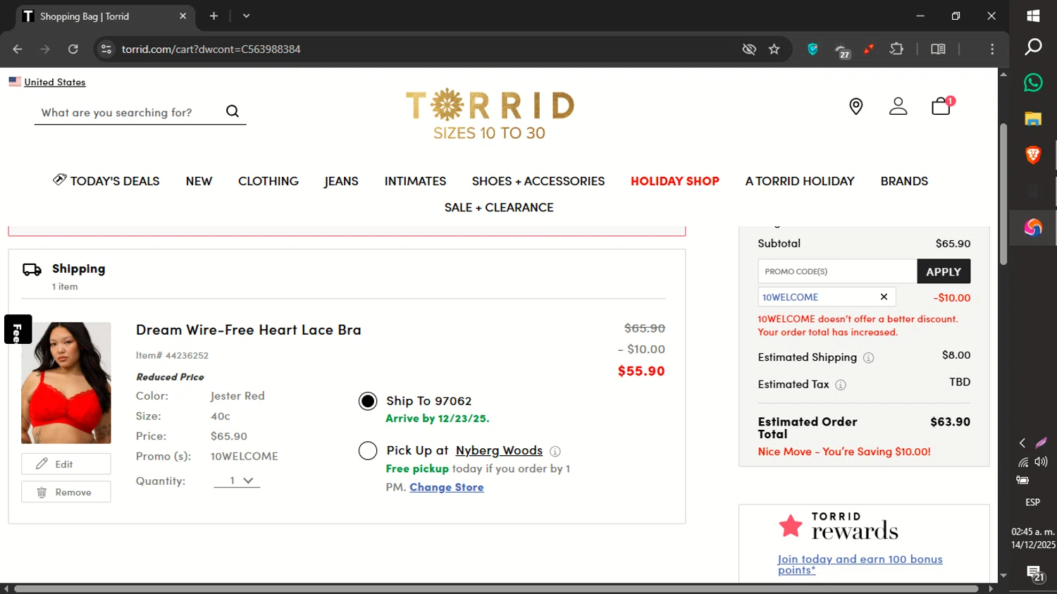Torrid Promo Codes - $15 Off (13 Verified) Dec 2025