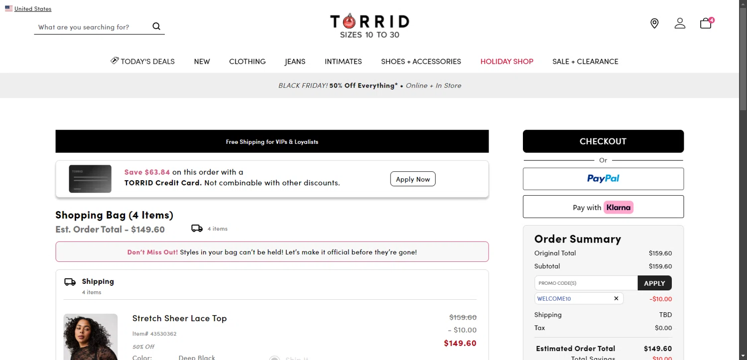 Torrid Promo Codes - 20% Off | January 2025