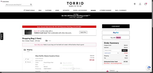 Torrid Discount Codes - 40% Off (5 Verified) Jul 2025