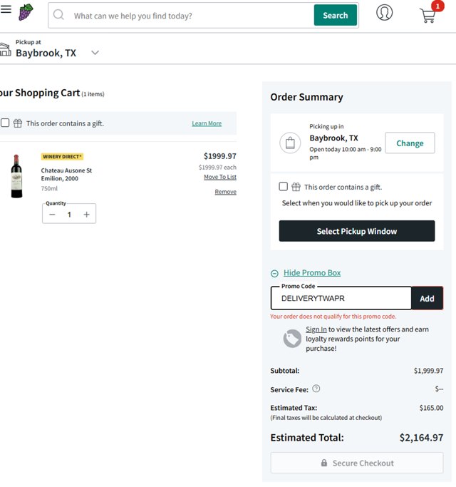 Total Wine Promo Codes (4 Verified) - 20% Off May 2025