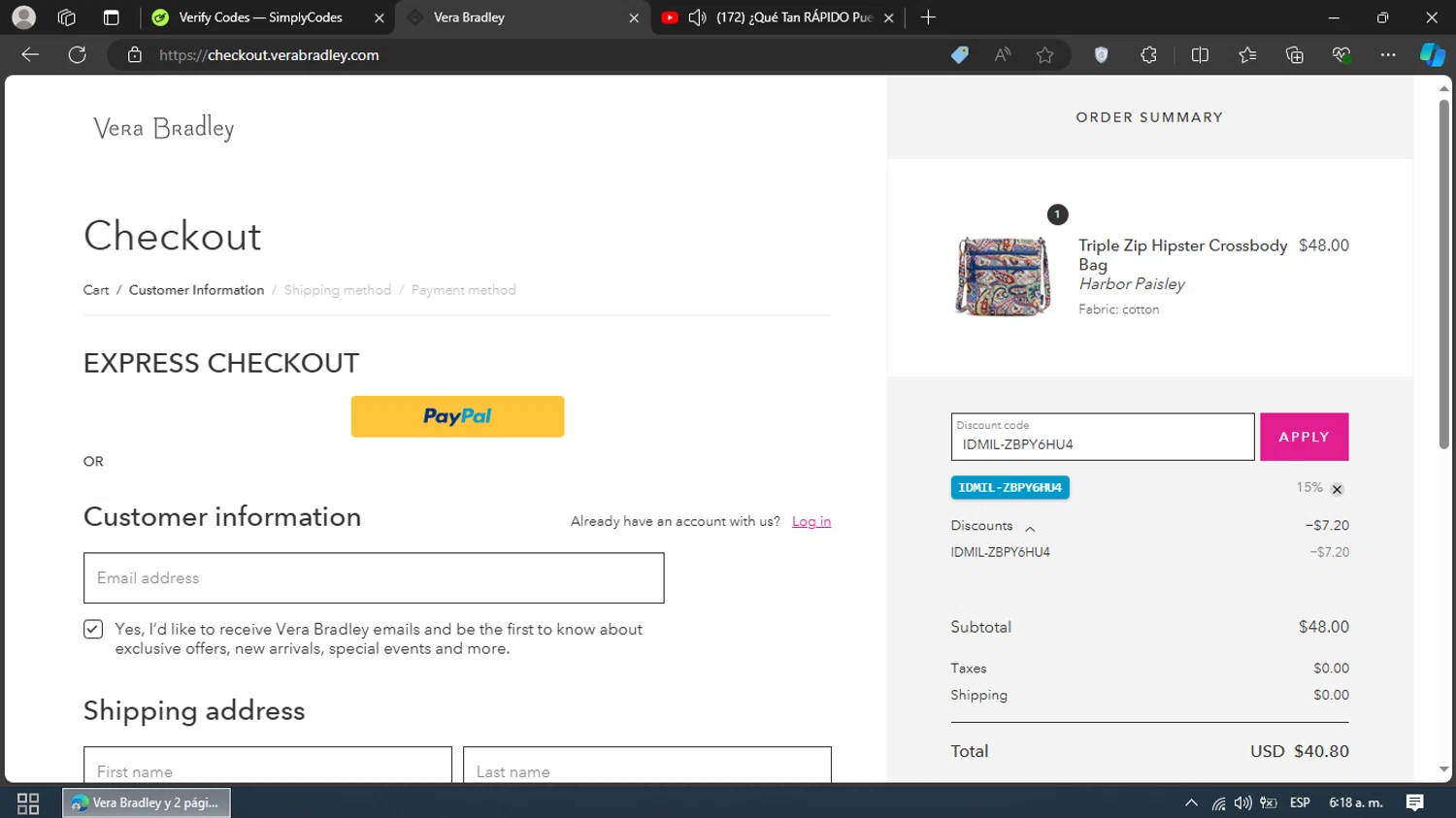 Vera Bradley Promo Codes – 15% Off | July 2024