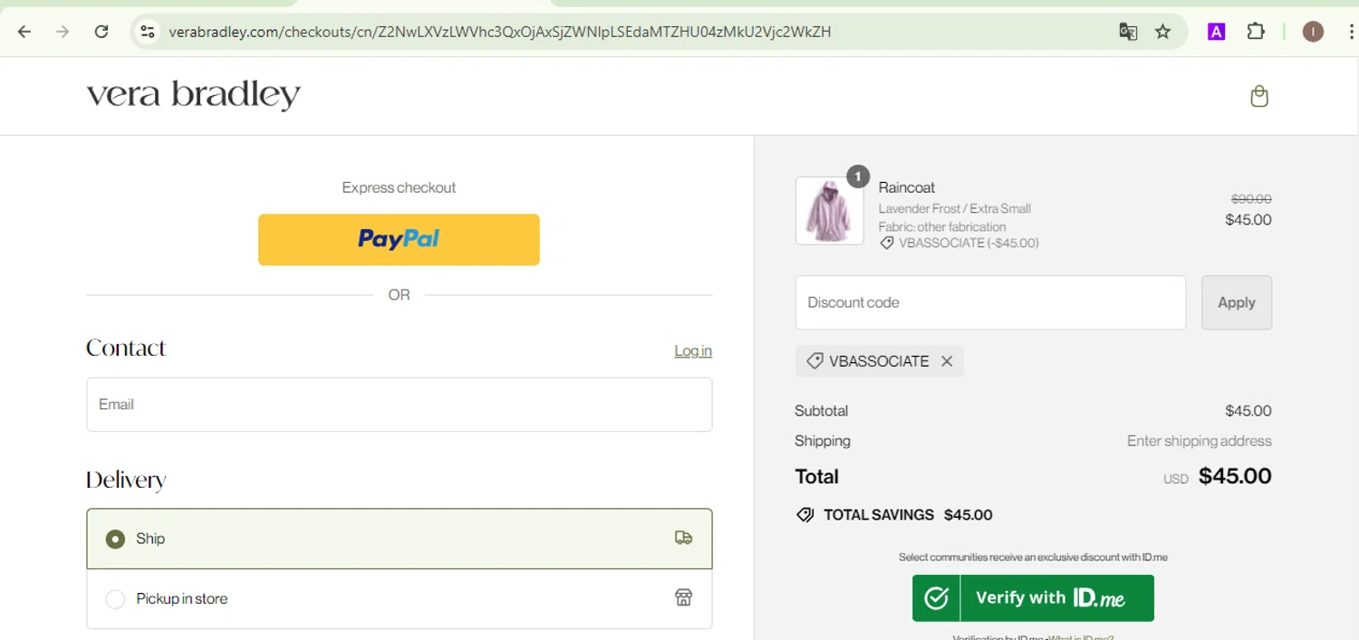 Vera Bradley Discount Codes - 50% Off | September 2024