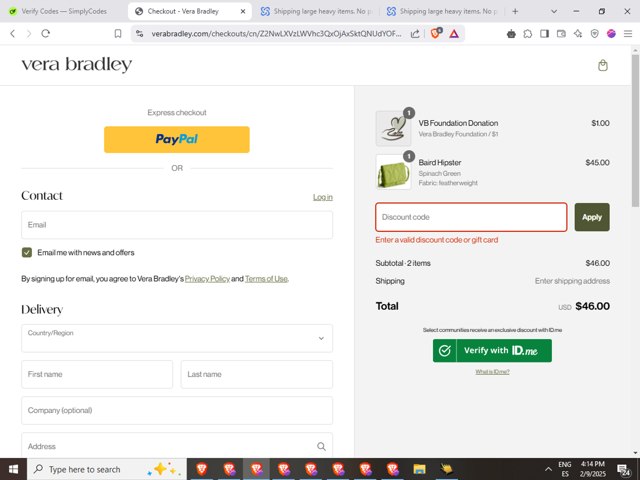 Vera Bradley Coupon Codes - 20% Off Discount Sep 2025