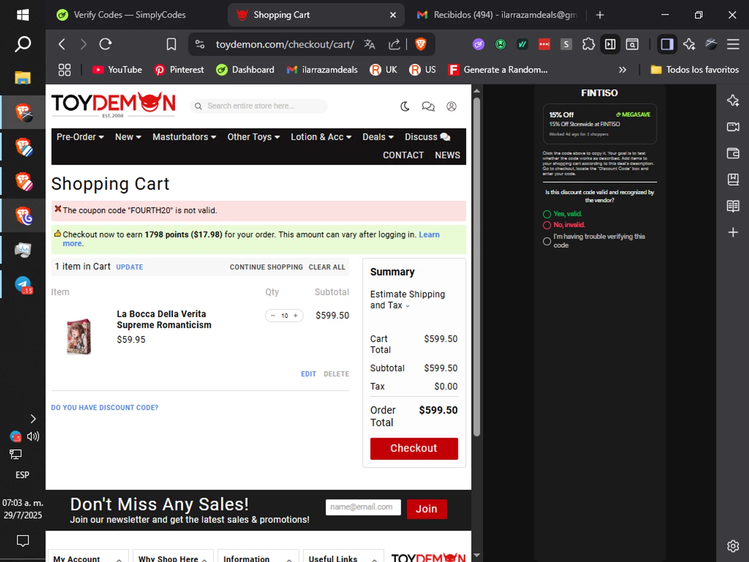 ToyDemon Discount Codes - 25% Off (1 Verified) Oct 2025