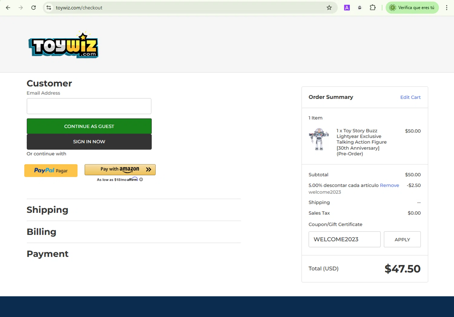 ToyWiz Promo Codes - 5% Off (5 Verified) Jan 2026