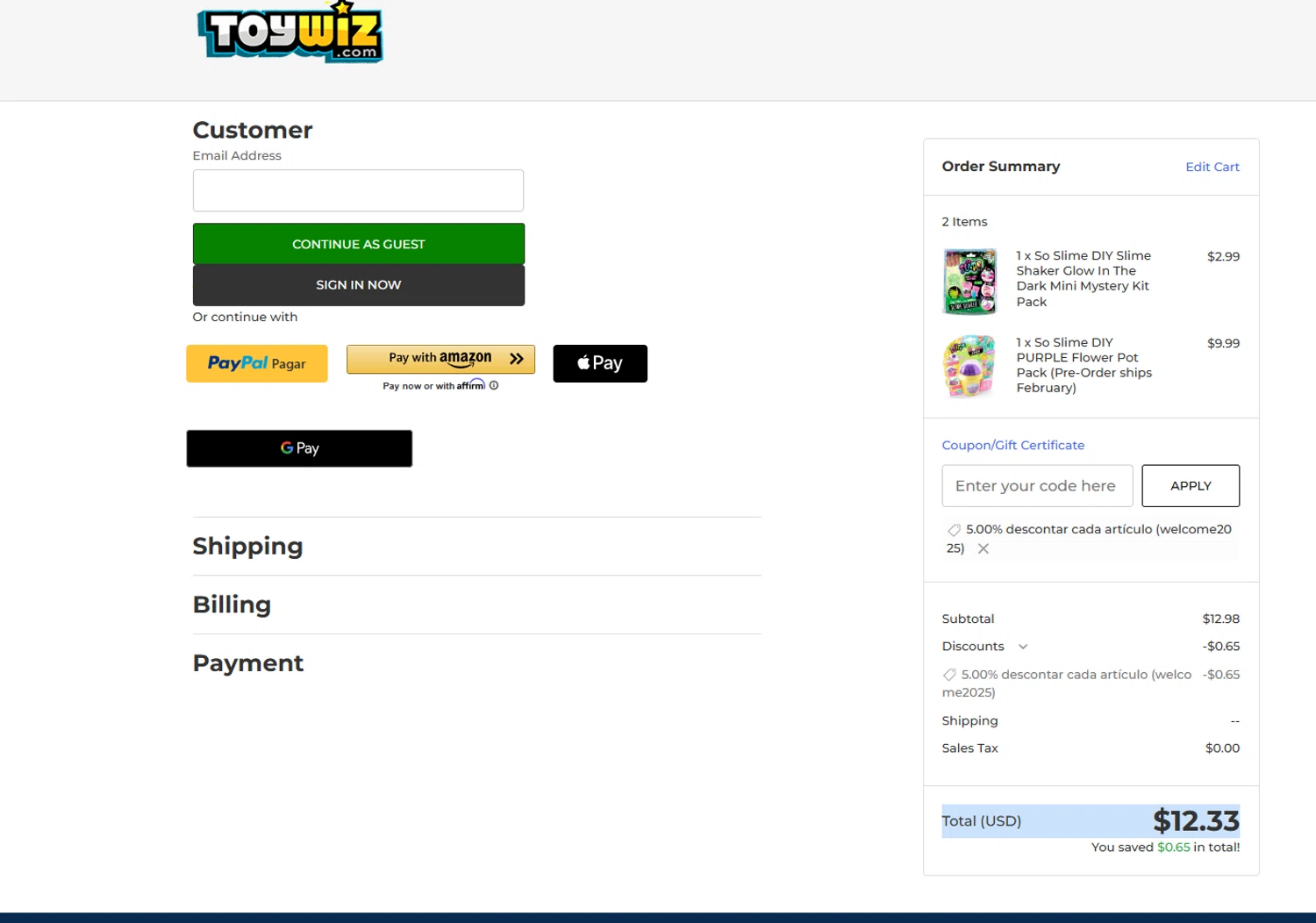 ToyWiz Promo Codes - 5% Off (4 Verified) Apr 2026