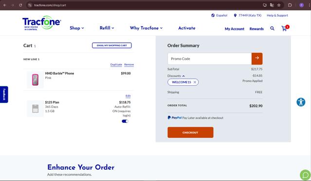 Tracfone Discount Codes - 15% Off (1 Verified) Oct 2025