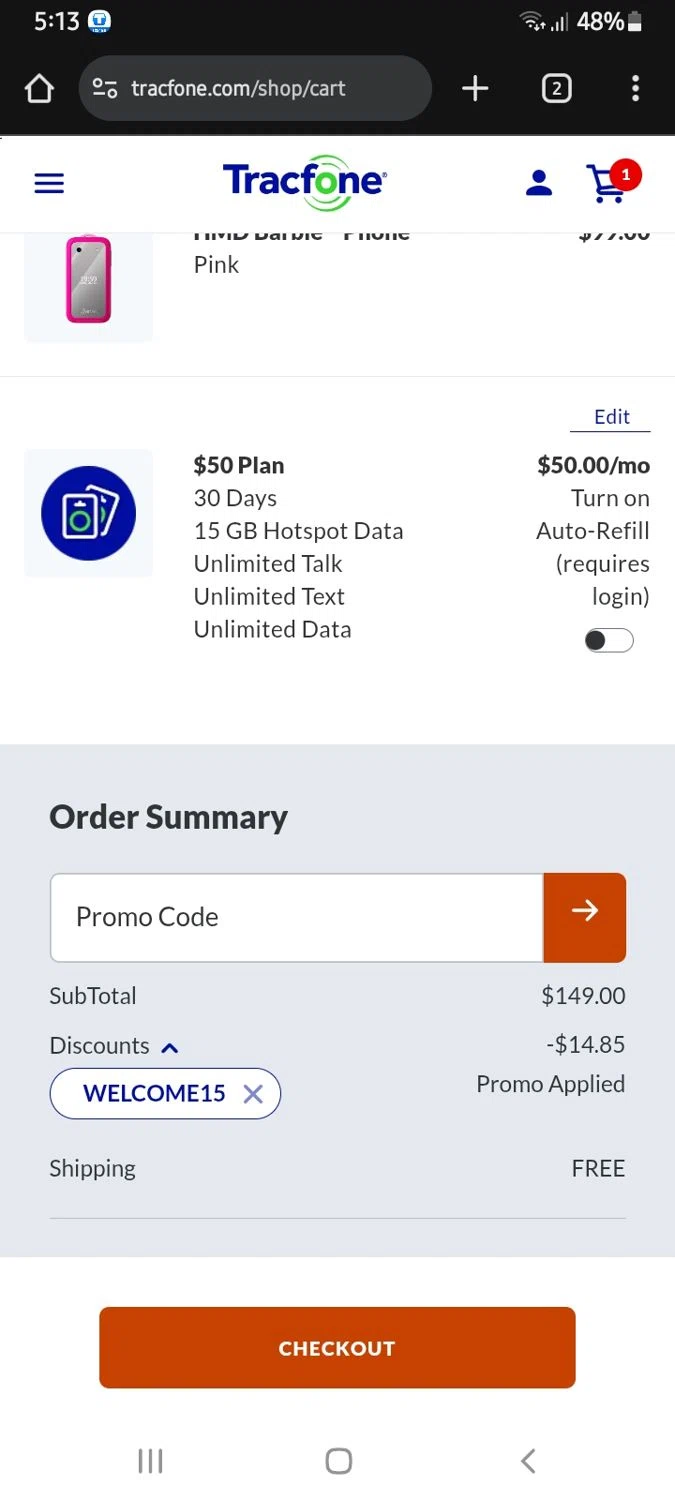 Tracfone Promo Codes - 15% Off (1 Verified) Nov 2025