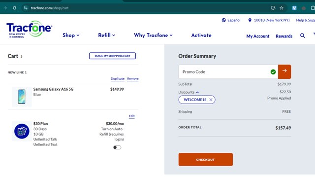 Tracfone Promo Codes (1 Verified) - 15% Off w/Code Apr 2025