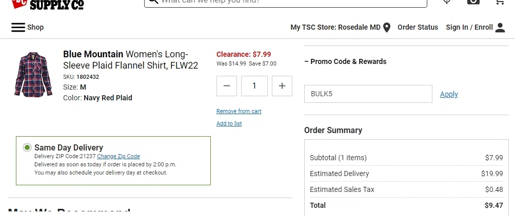 Tractor Supply Co Promo Codes - 20% Off | December 2024