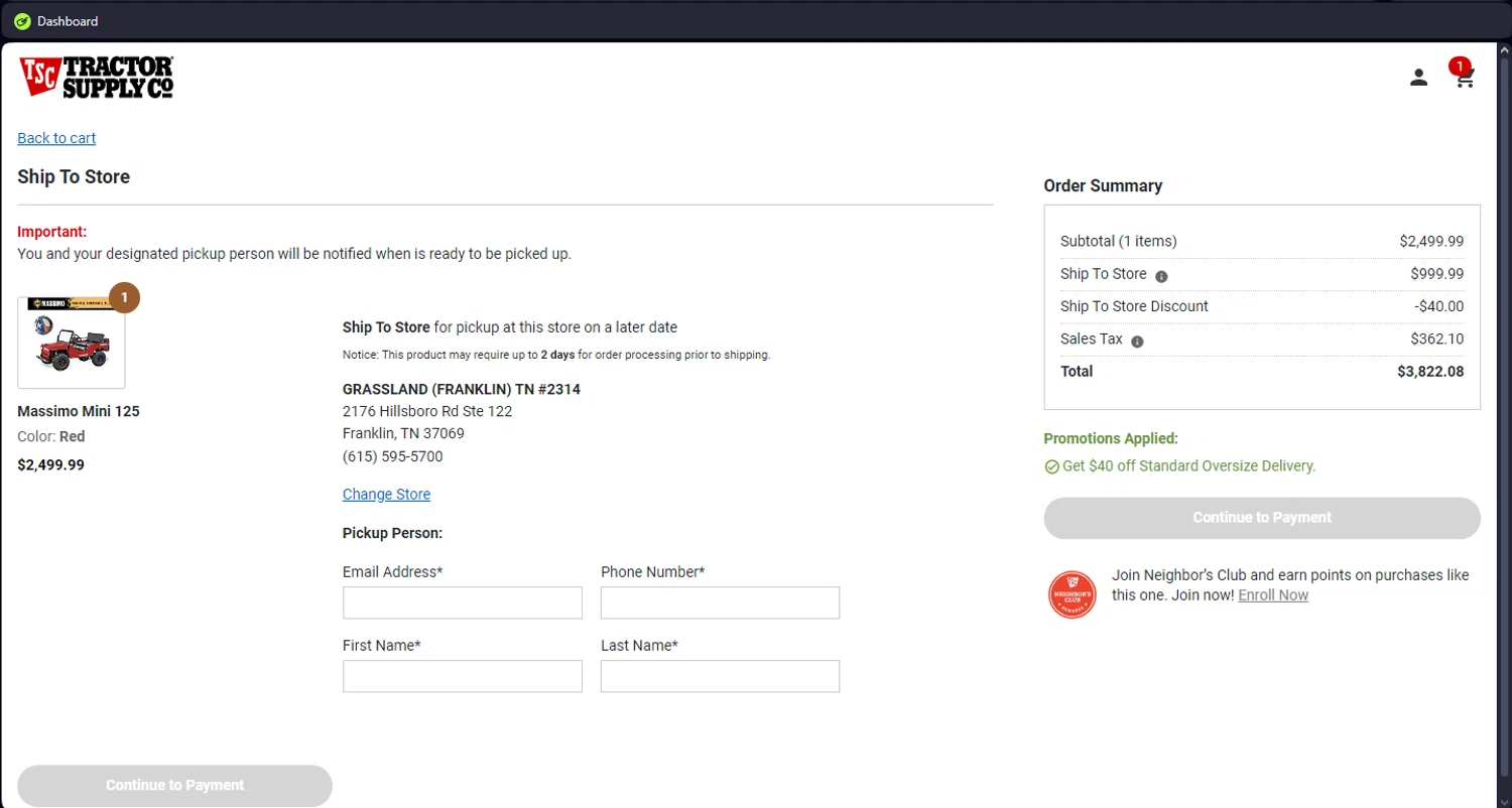 Tractor Supply Co Promo Codes - $8 Off | December 2024