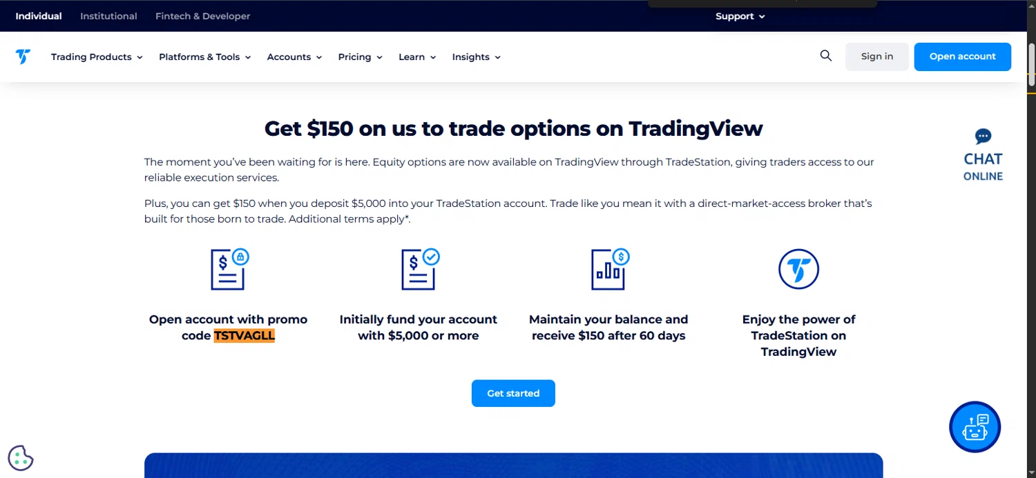 TradeStation Promo Codes - $150 Off (Verified) Sep 2025