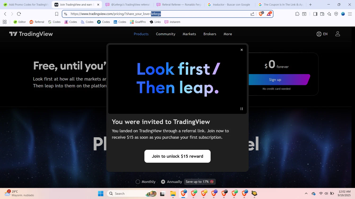 TradingView Promo Codes - $15 Off (1 Verified) Dec 2025