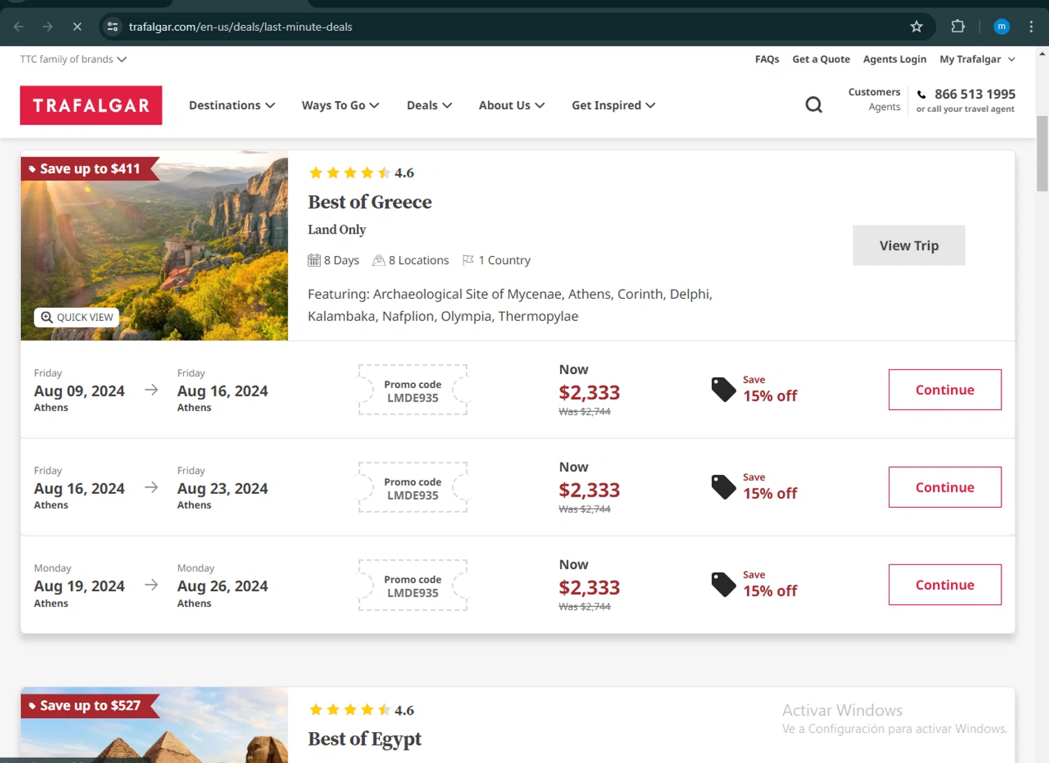 Trafalgar Discount Codes - 15% Off | September 2024