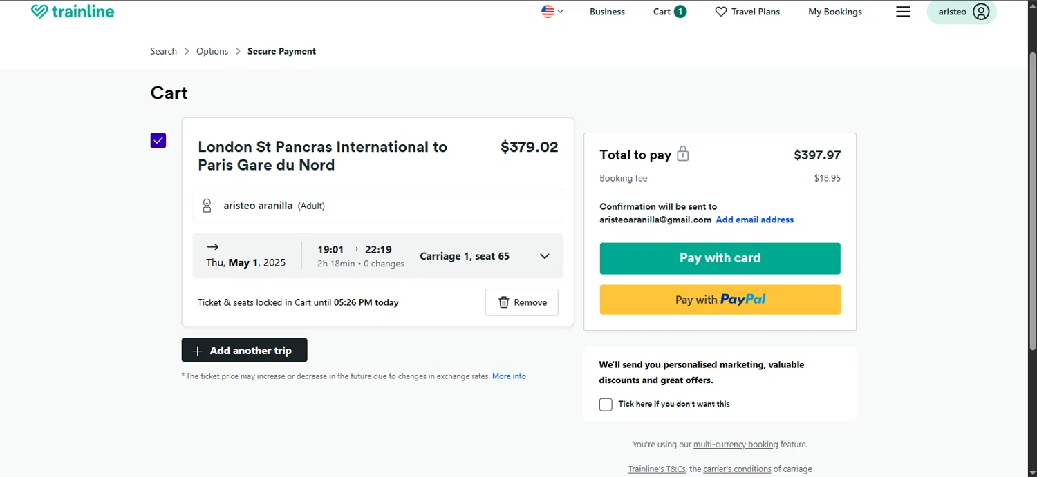 Trainline Promo Codes (6 Verified) - 10% Off w/Code Jul 2025