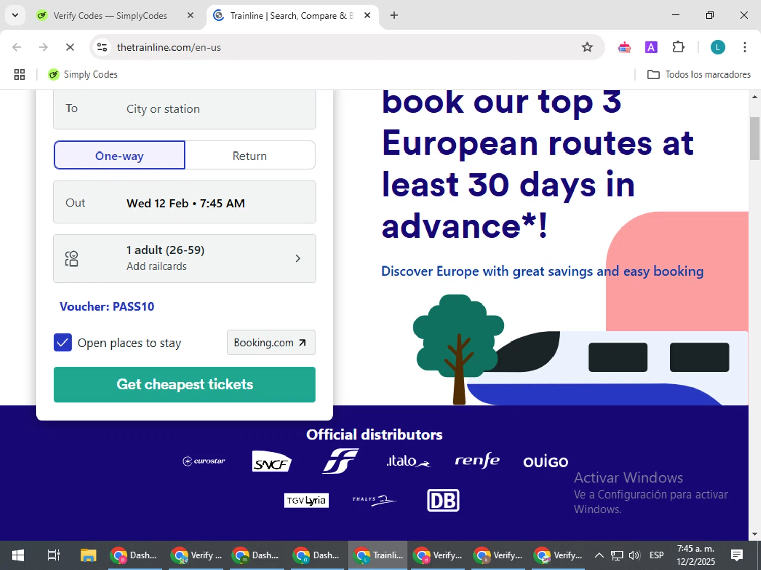 Trainline Promo Codes (6 Verified) - 10% Off w/Code Jun 2025