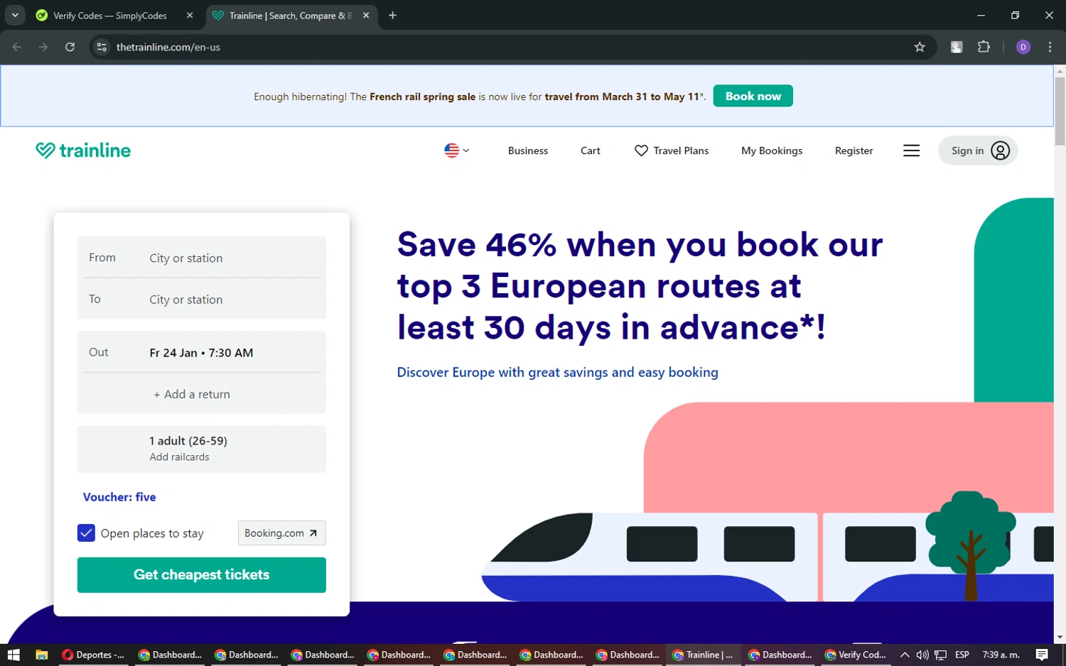 Trainline Promo Codes (8 Verified) - 10% Off w/Code Jul 2025