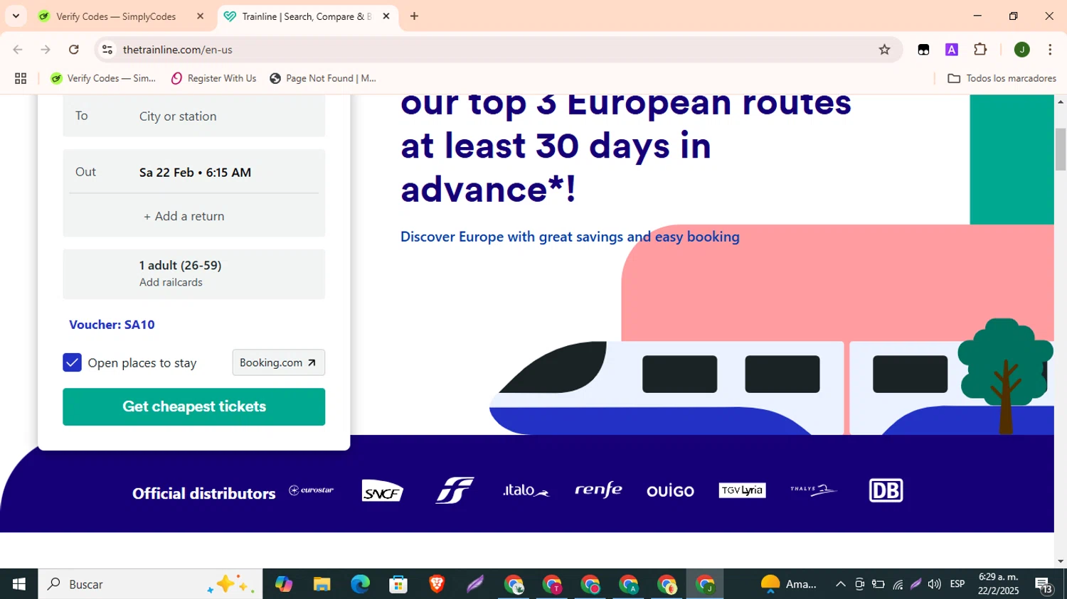 Trainline Promo Codes - 10% Off Coupons Aug 2025
