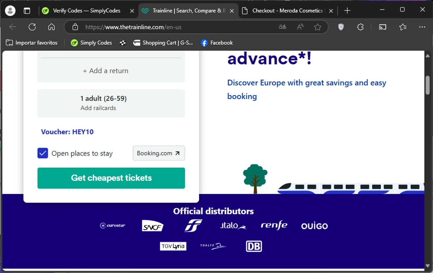 Trainline Promo Codes - 10% Off Coupons Aug 2025