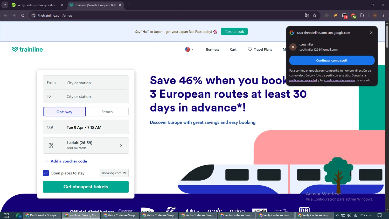 Trainline Promo Codes (10 Verified) - 10% Off Jul 2025