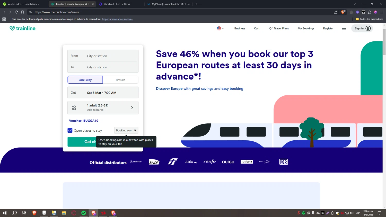 Trainline Promo Codes (10 Verified) - 10% Off Jul 2025