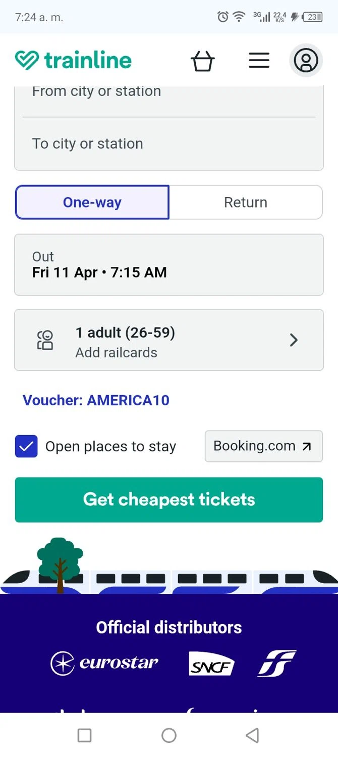 Trainline Promo Codes (8 Verified) - 10% Off w/Code Jul 2025