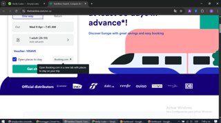 Trainline Promo Codes - 10% Off Coupons Sep 2025