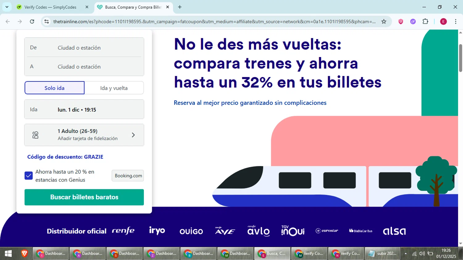 Trainline Promo Codes - 25% Off (25 Verified) Dec 2025