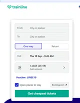 Trainline Promo Codes - 25% Off (20 Verified) Apr 2026