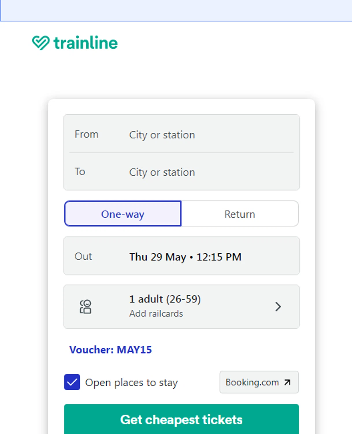 Trainline Promo Codes (9 Verified) - 15% Off w/Code Jun 2025