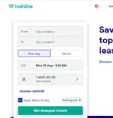 Trainline Promo Codes - 25% Off (20 Verified) Apr 2026