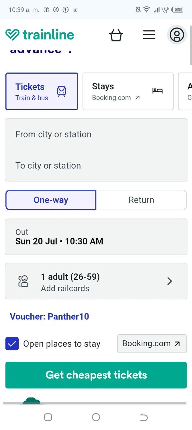 Trainline Promo Codes (5 Verified) - 10% Off w/Code Jul 2025