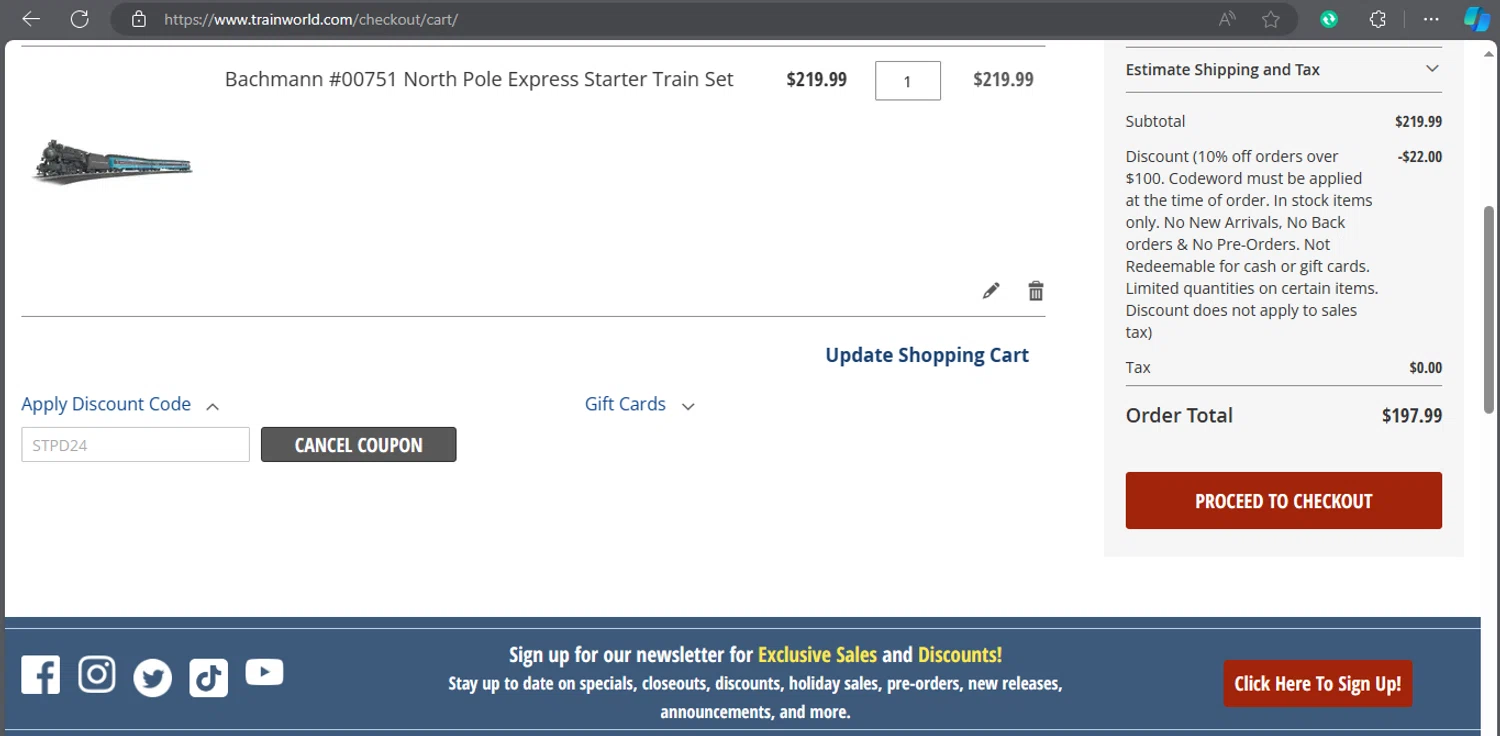 Trainworld Discount Codes - 10% Off | October 2024