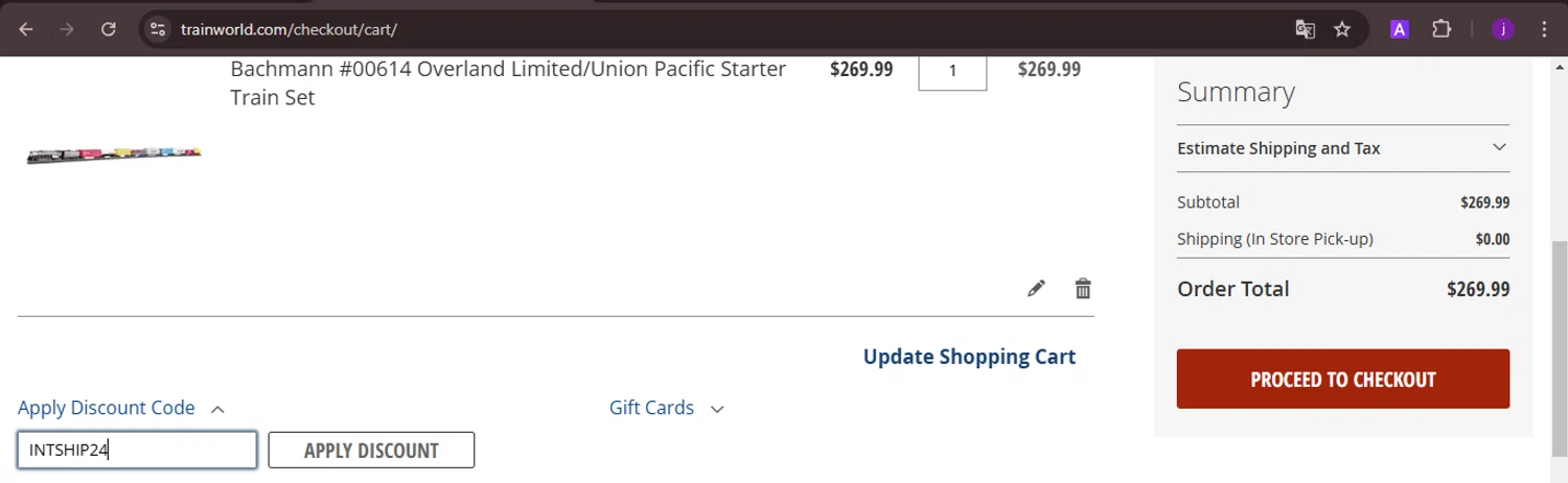 Trainworld Discount Codes - 10% Off | January 2025