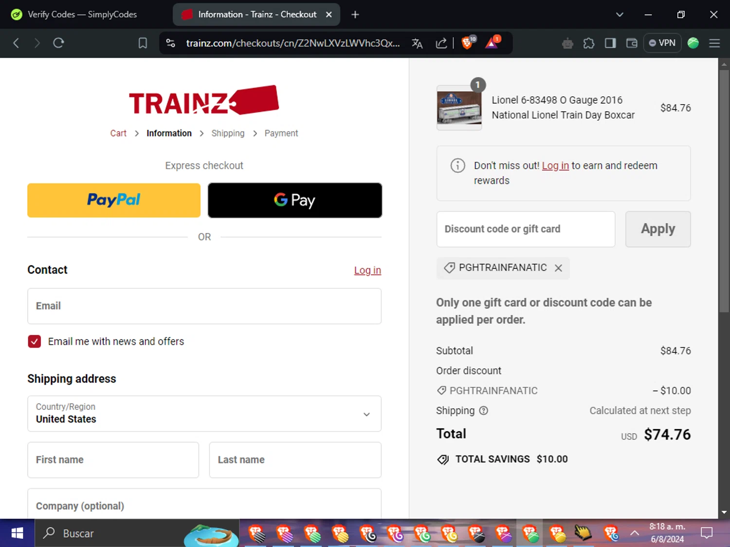 Trainz Promo Codes - $10 Off | September 2024