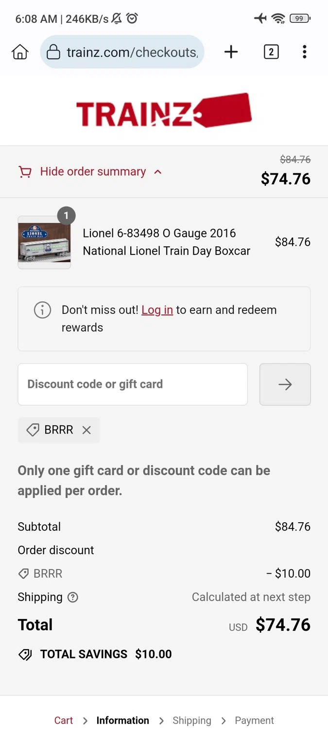 Trainz Promo Codes - $10 Off | September 2024