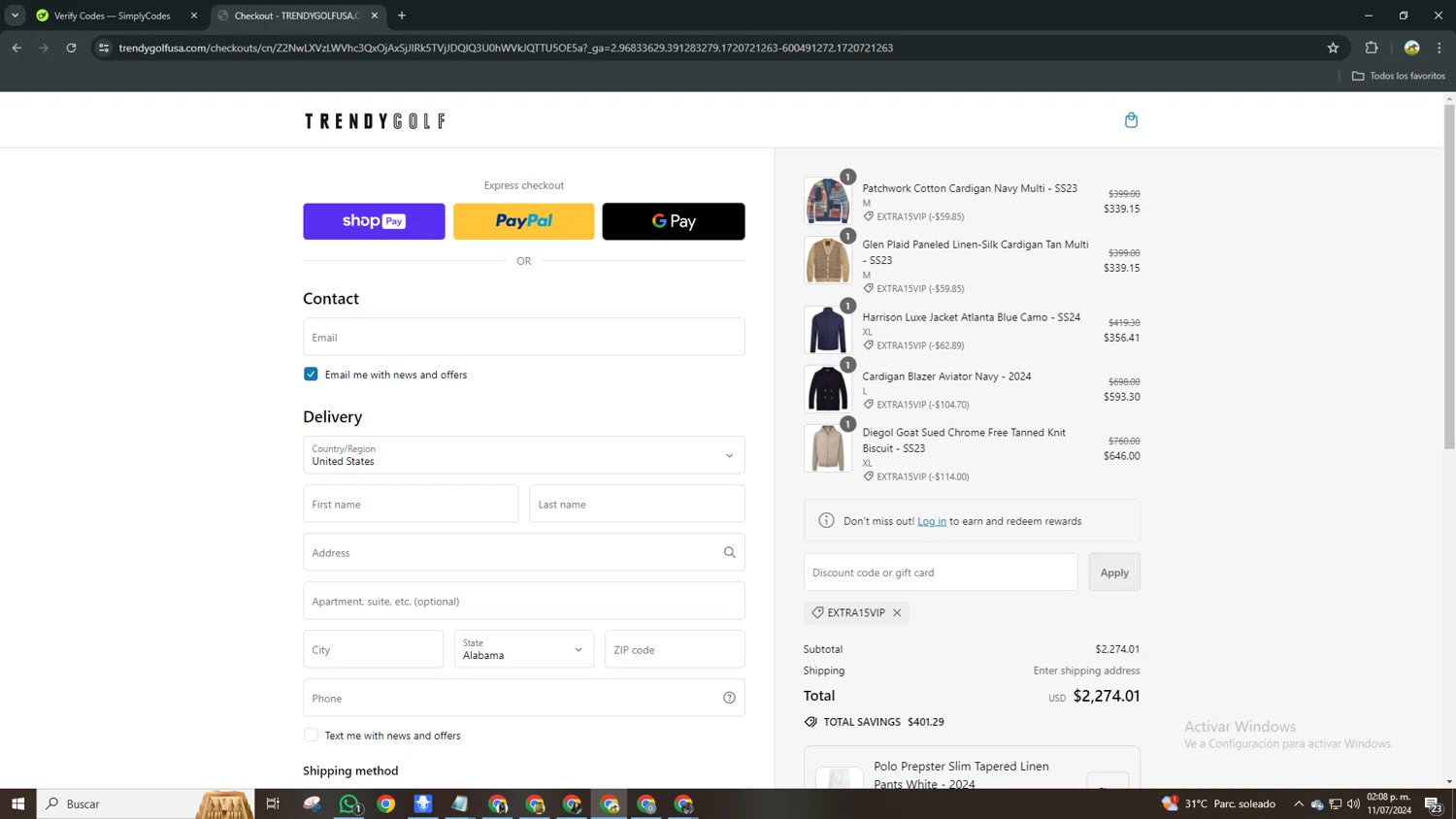 Trendy Golf Promo Codes - 25% Off | November 2024