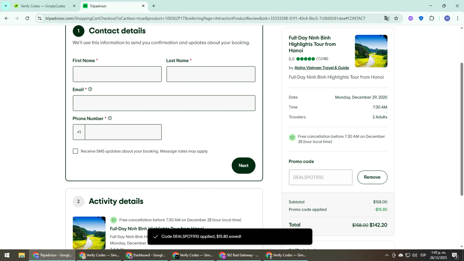 Tripadvisor Promo Codes - 10% Off Coupons Mar 2026