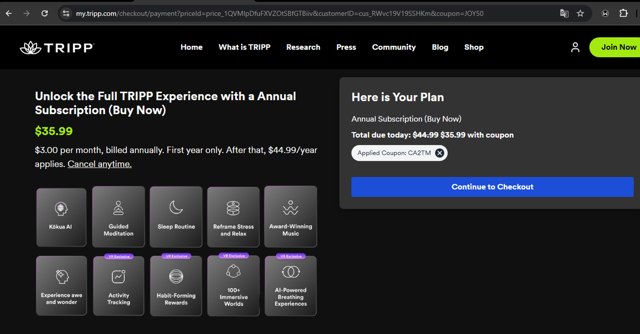 TRIPP Promo Codes - 25% Off Coupons Sep 2025