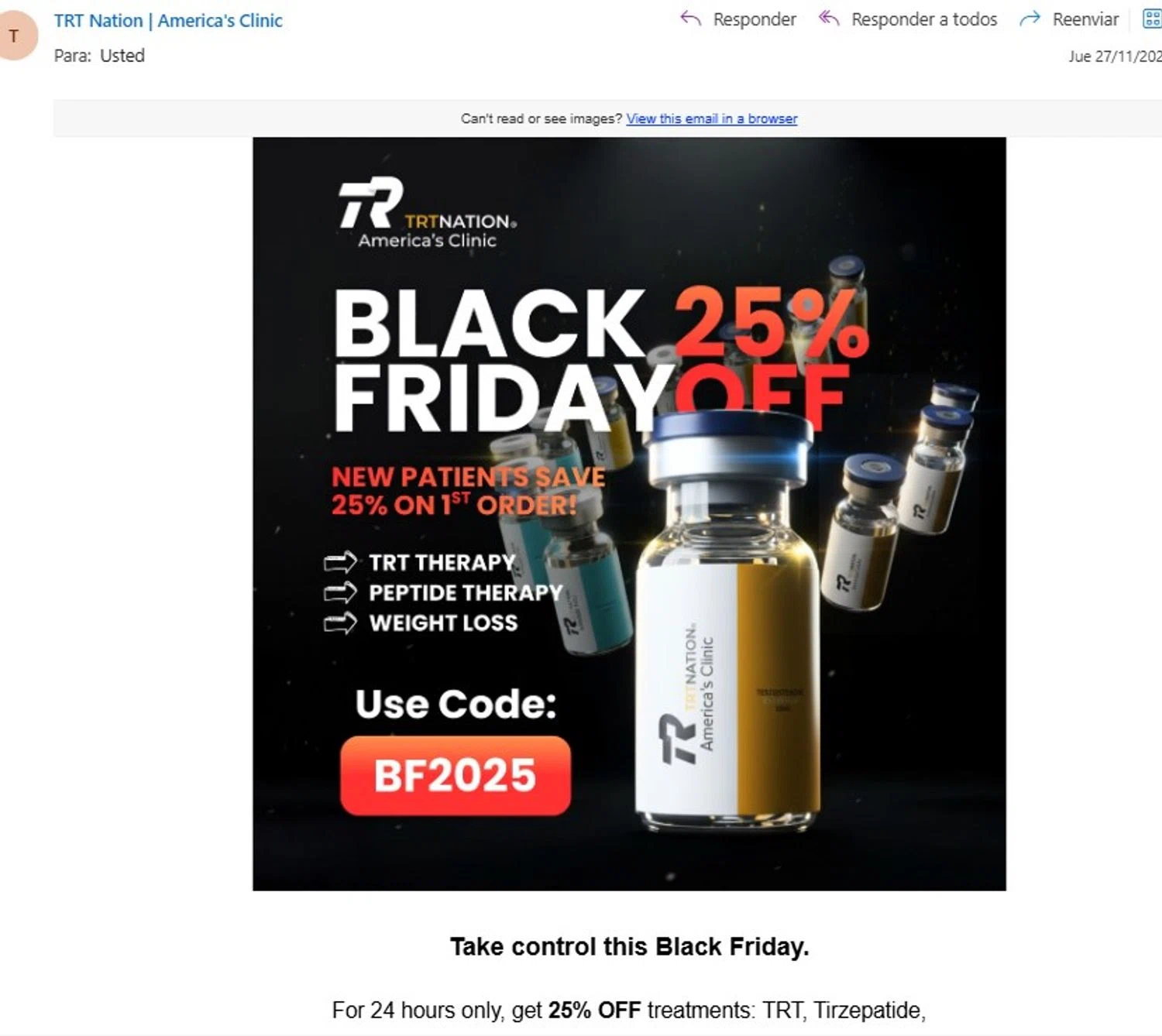 TRT Nation Promo Codes - 25% Off (5 Verified) Jan 2026
