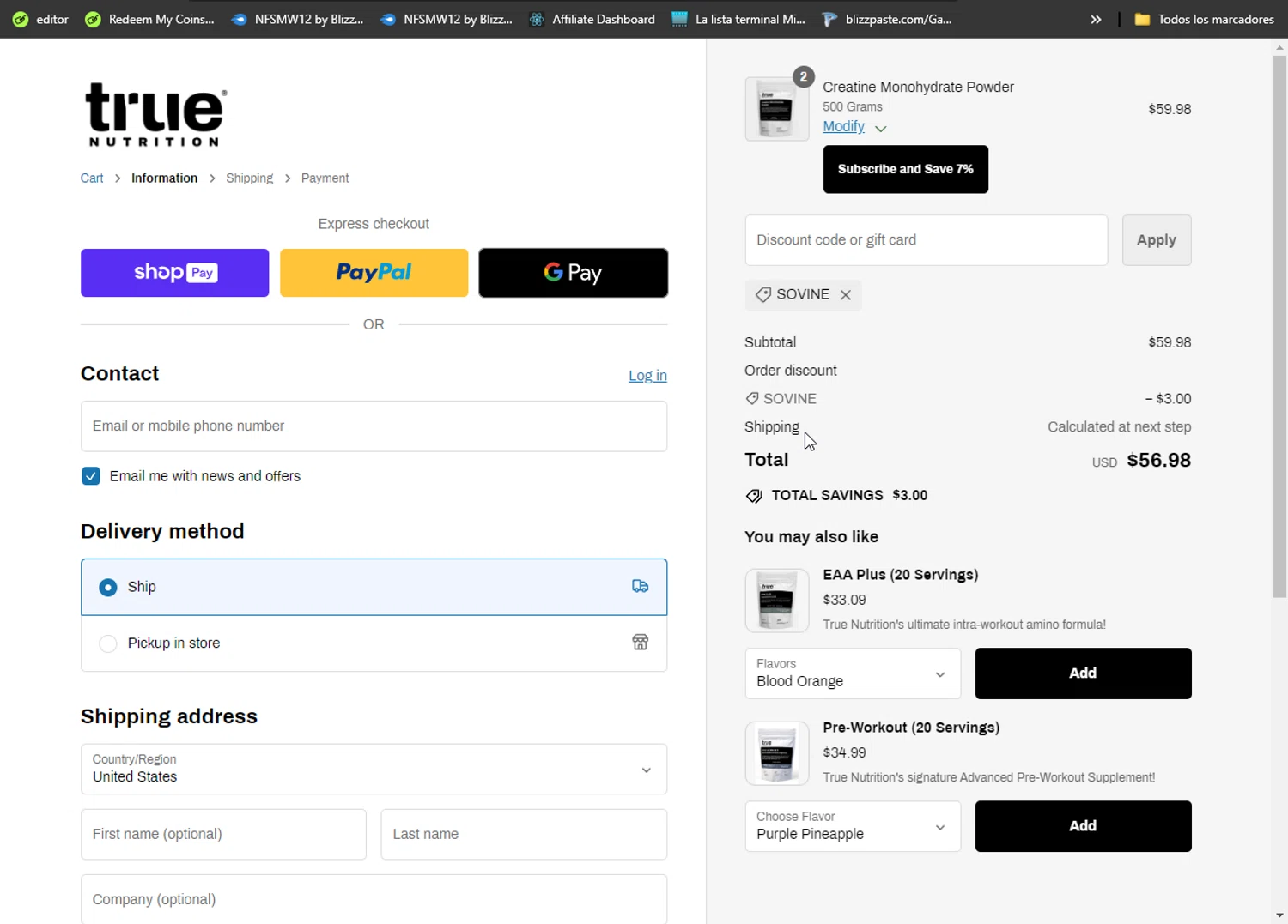 True Nutrition Promo Codes - 10% Off Discount Codes in August 2024 ...