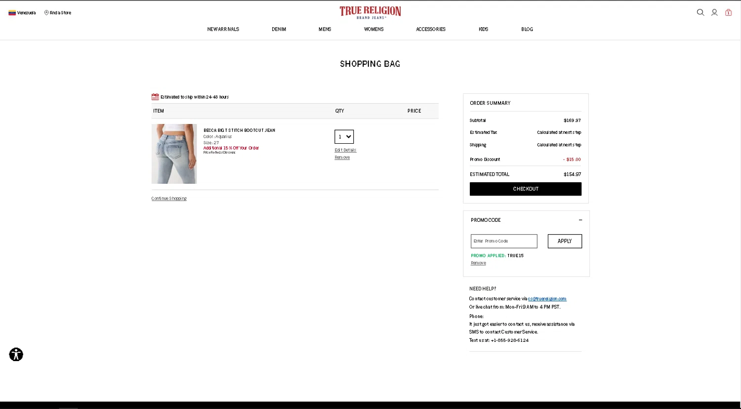 True Religion Promo Codes - 20% Off | September 2024