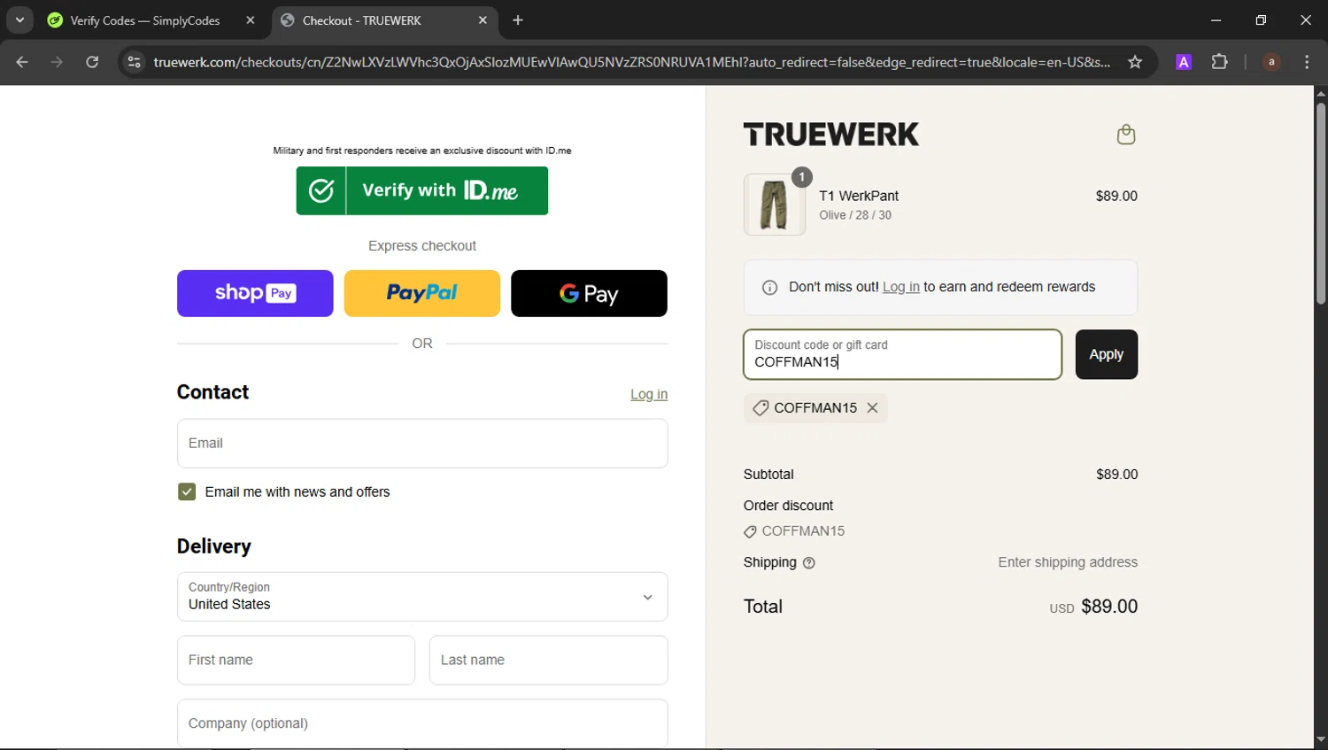 Truewerk Promo Codes (37 Verified) - 15% Off w/Code Oct 2025
