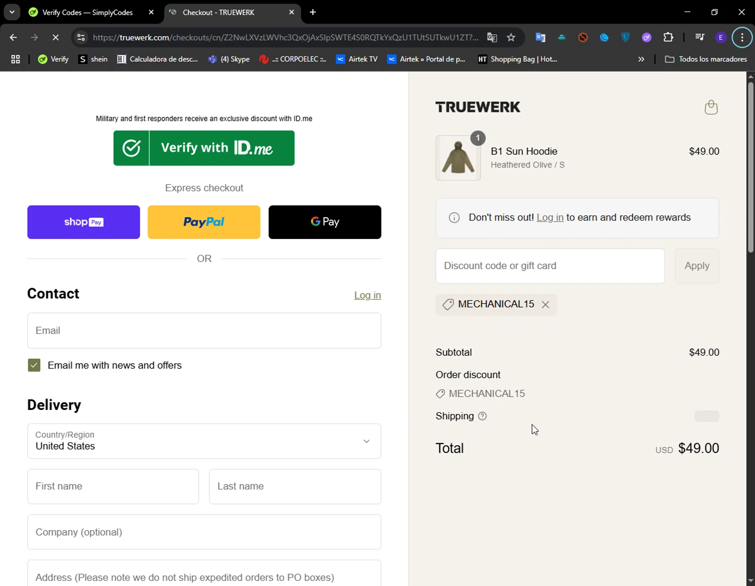Truewerk Promo Codes (37 Verified) - 15% Off w/Code Aug 2025