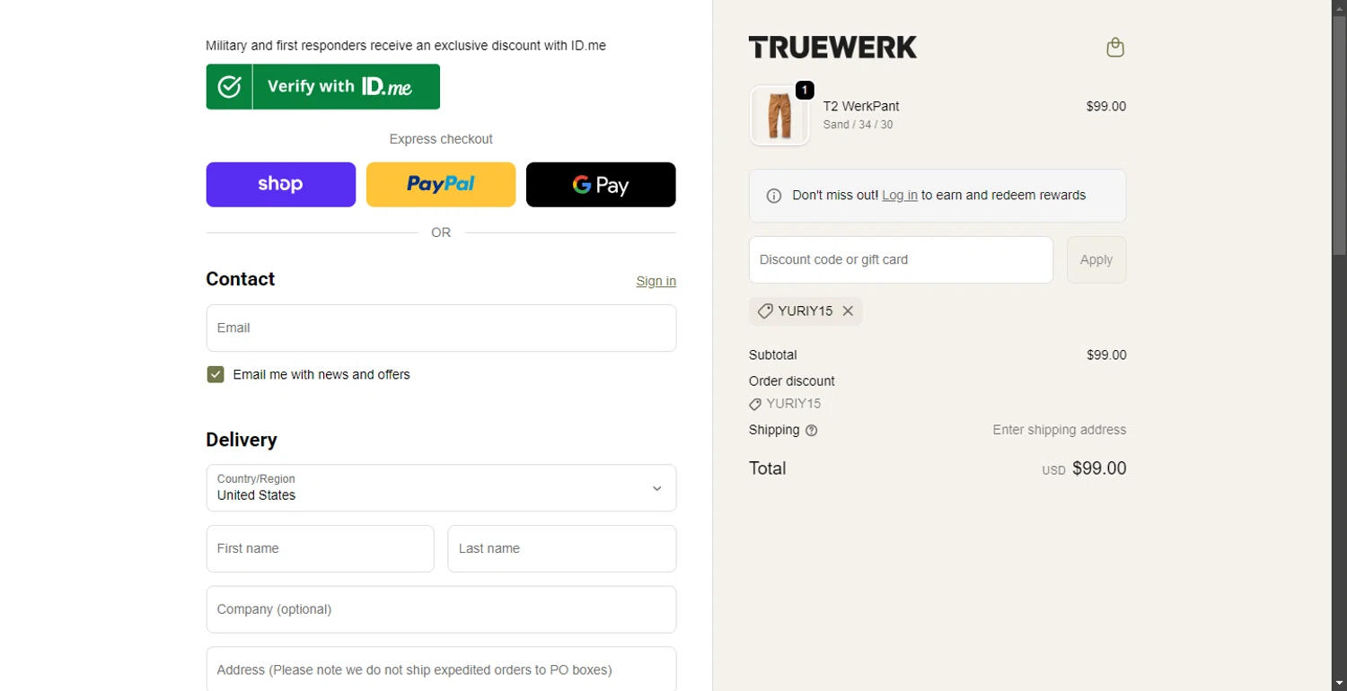 Truewerk Promo Codes - 15% Off (37 Verified) Dec 2025