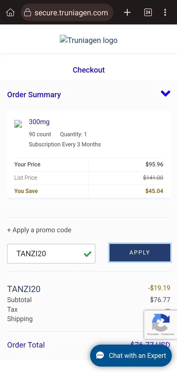 Tru Niagen Promo Codes - 25% Off | October 2024