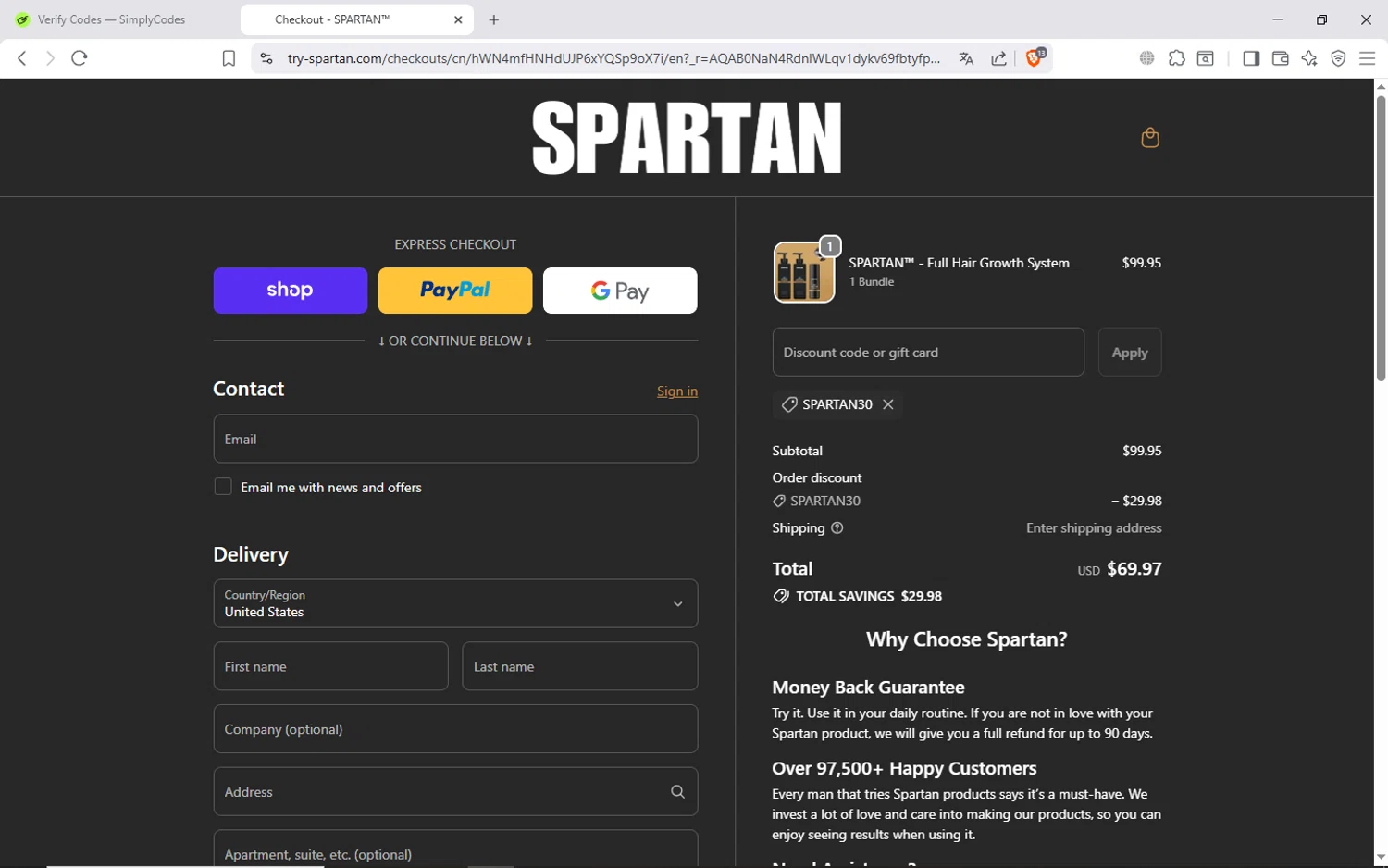 SPARTAN Promo Codes - 30% Off (10 Verified) Jan 2026