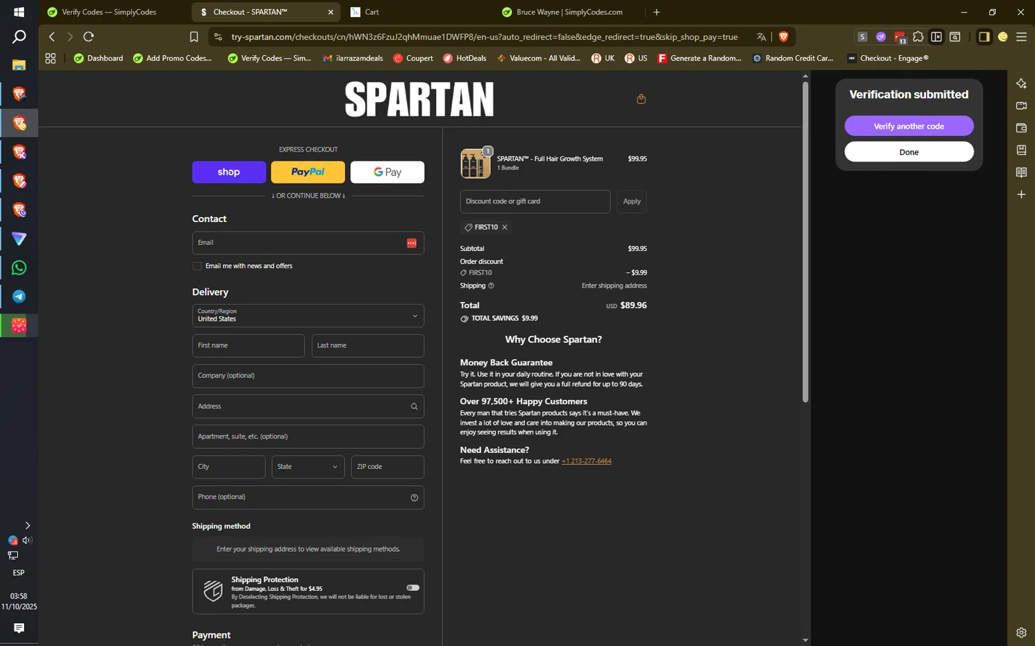 SPARTAN Promo Codes (11 Verified) - 30% Off w/Code Oct 2025
